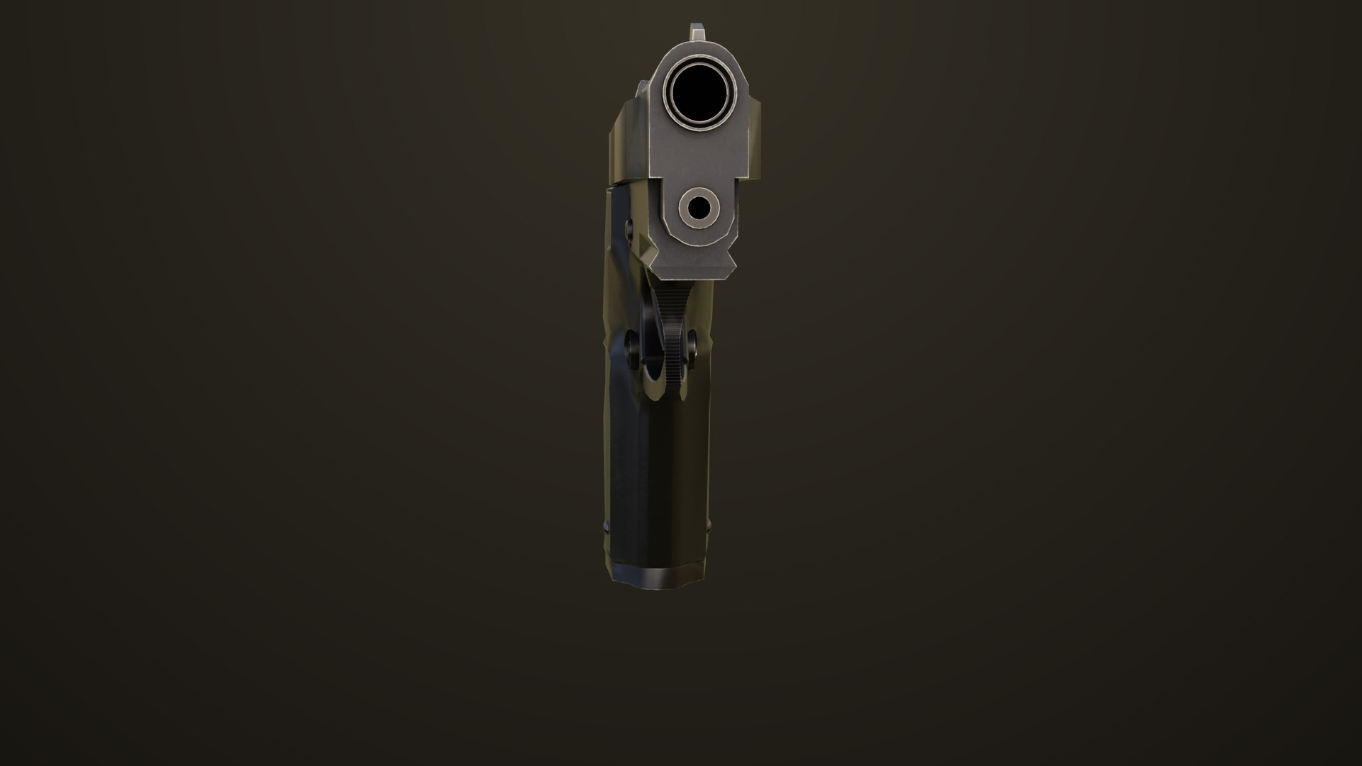 Pistol 01 Generic All PBR Unity UE Textures Included 3D Model ...