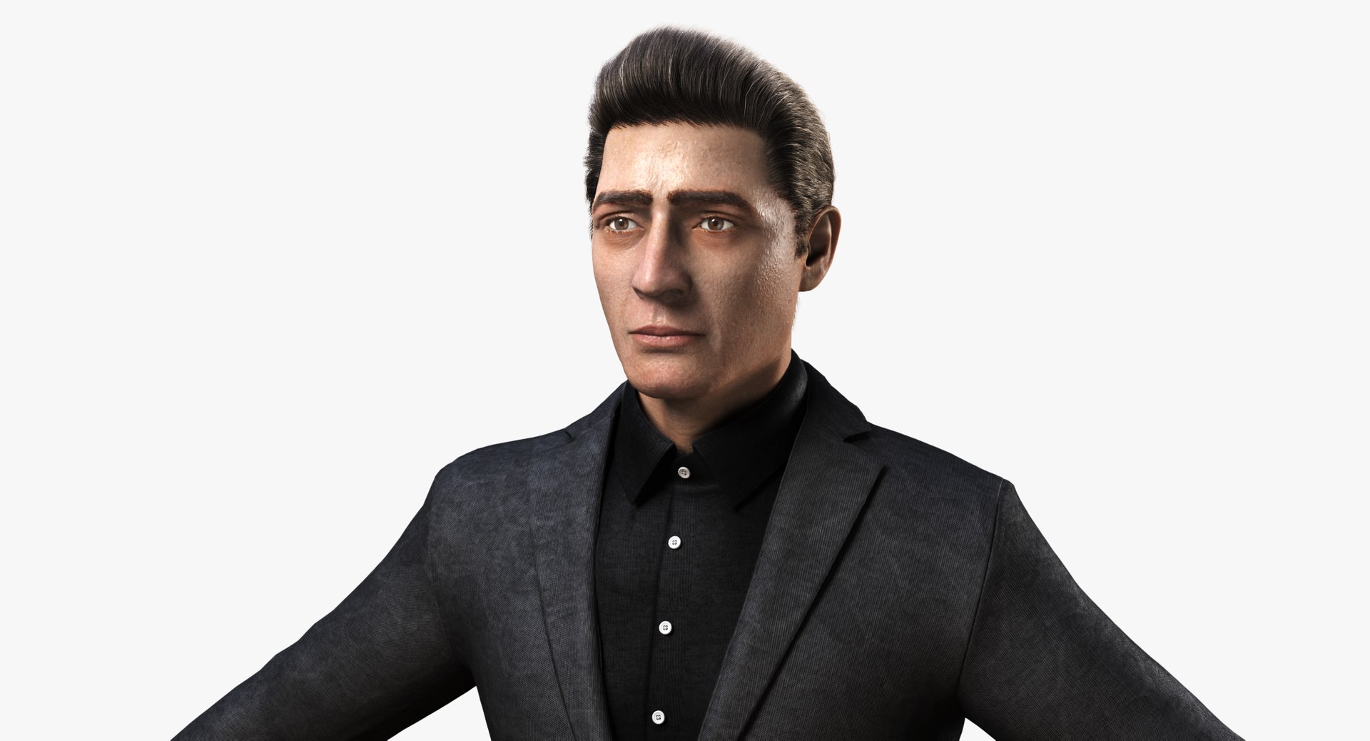 Realistic man 3D - TurboSquid 1402282