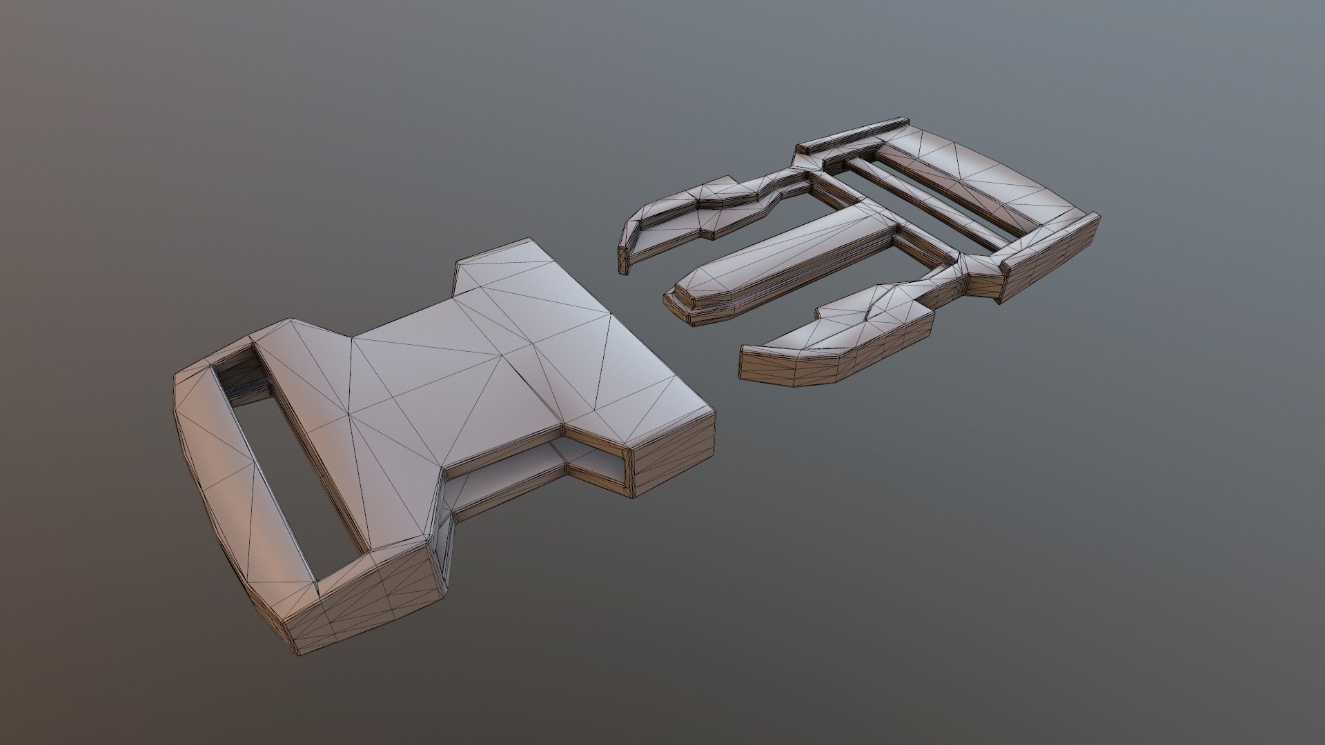 3d Model Snap Buckles