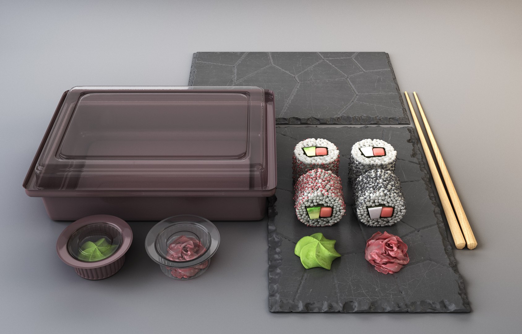 3D Roll Set - TurboSquid 1719666