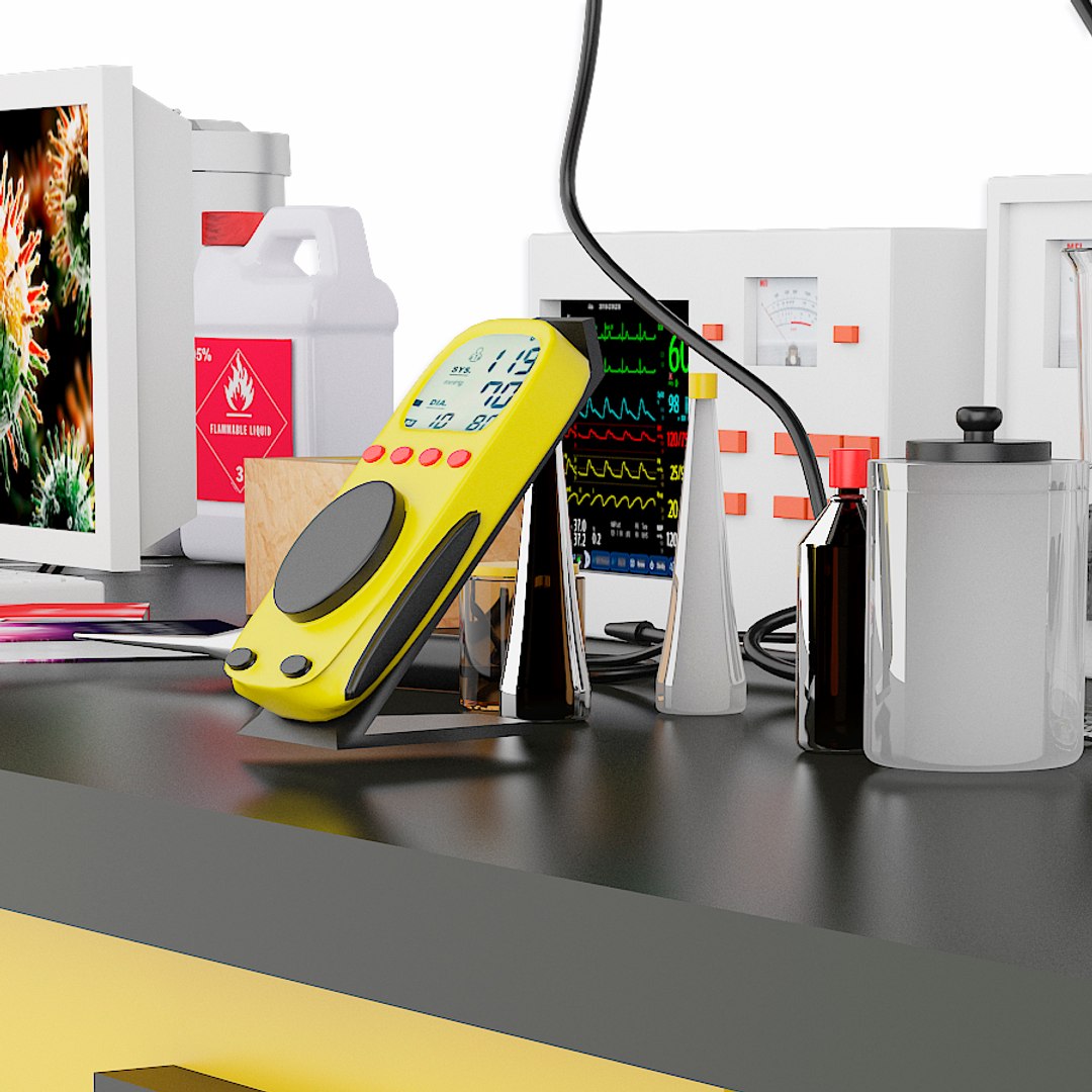 3D Medical Laboratory Equipment Model - TurboSquid 1533880