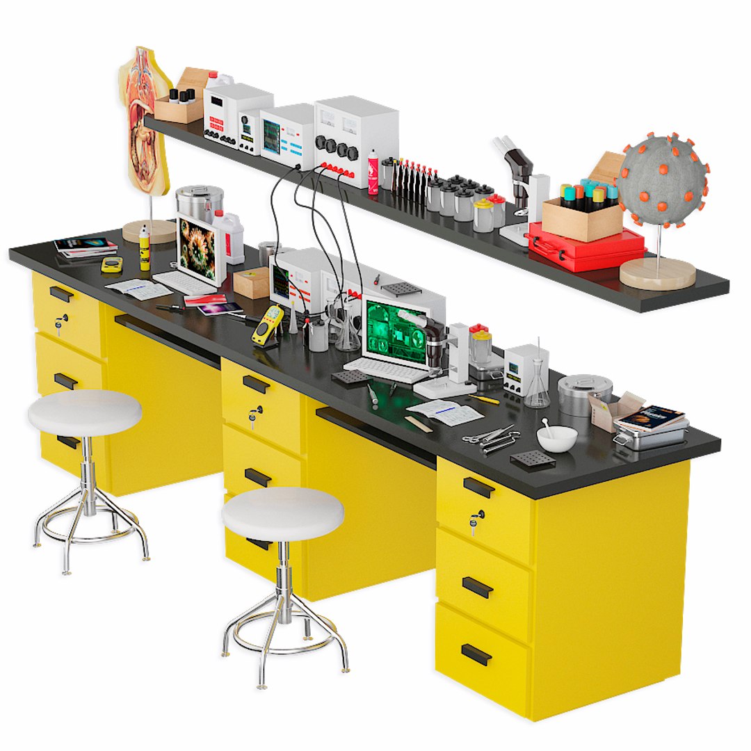 3D Medical Laboratory Equipment Model - TurboSquid 1533880