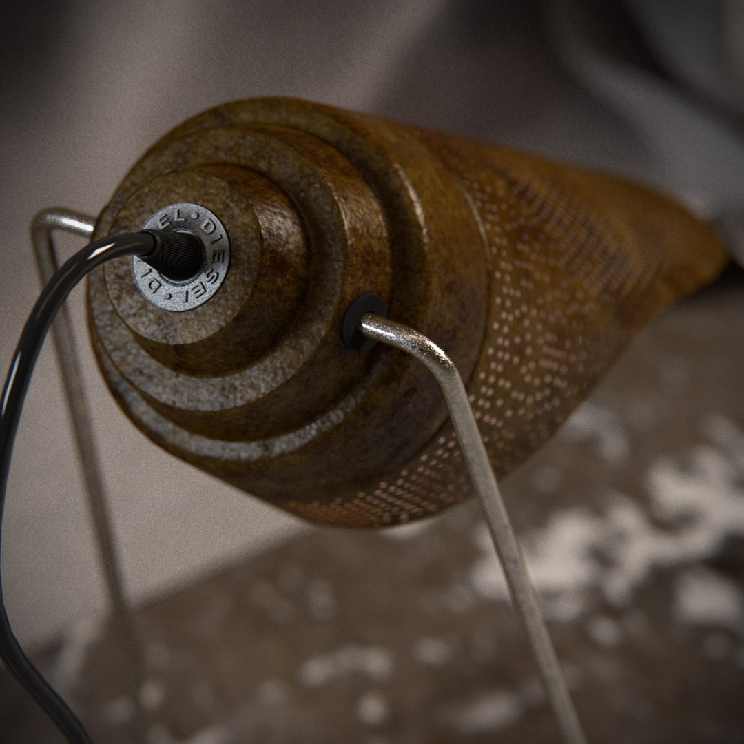 perf table lamp diesel 3d model