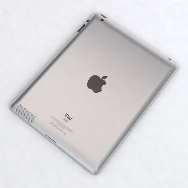 apple ipad 3 4 3d model