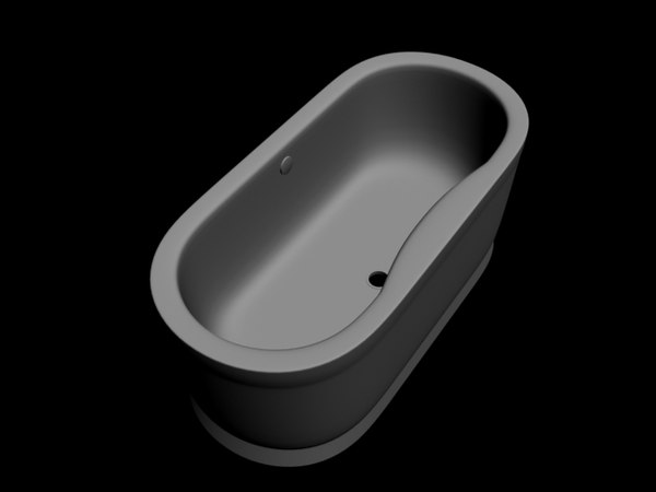 3d model bathtub