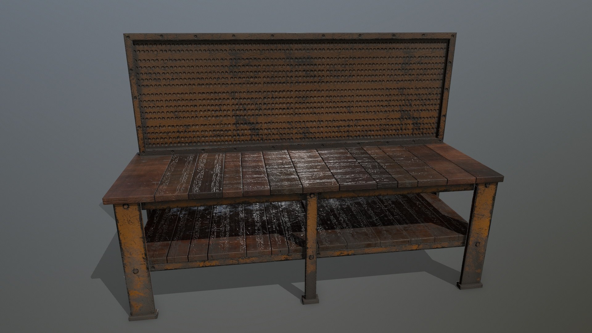 Workbench Bench 3D Model - TurboSquid 1508374