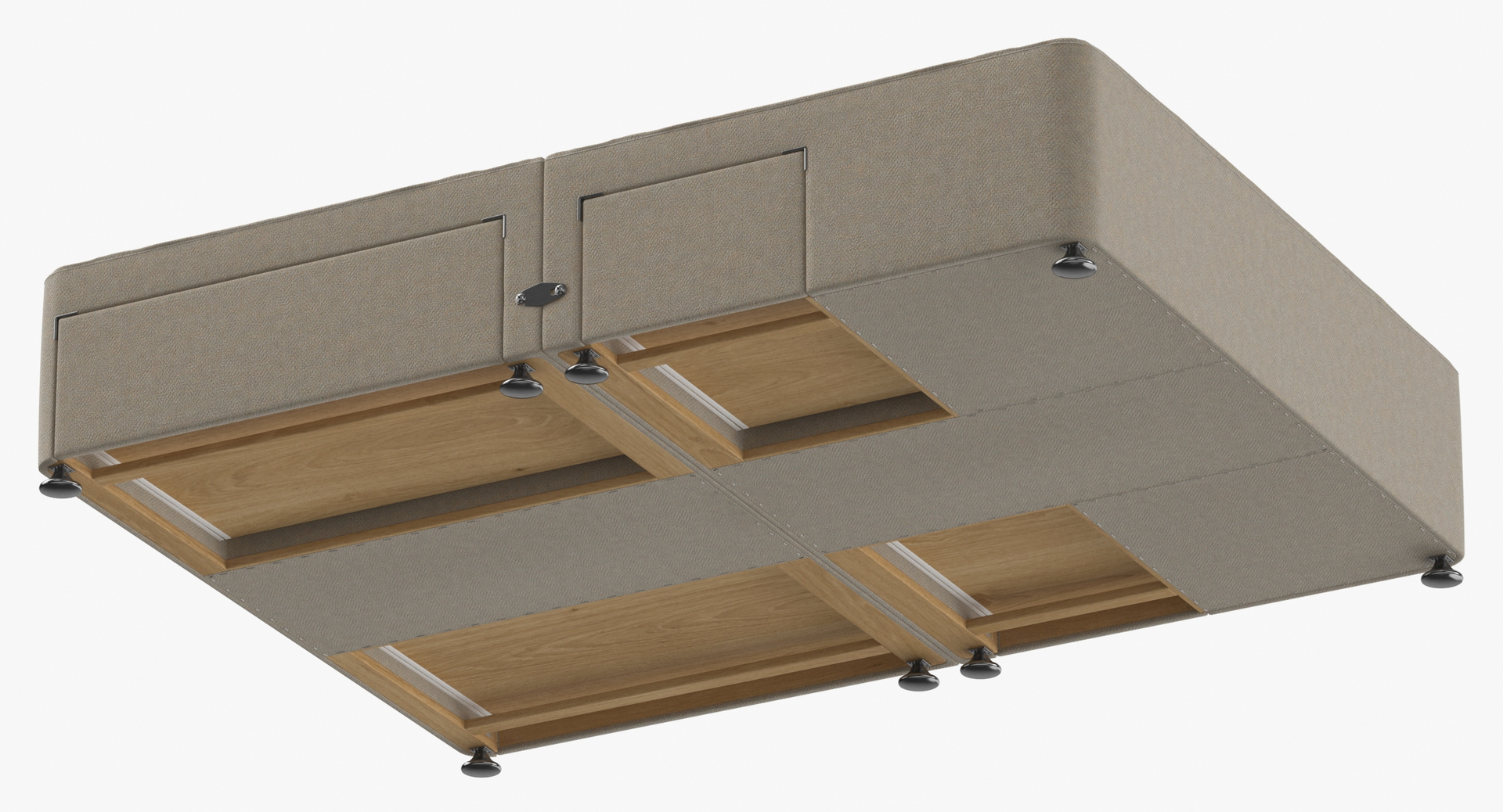 Bed base 08 oatmeal 3D model - TurboSquid 1469059