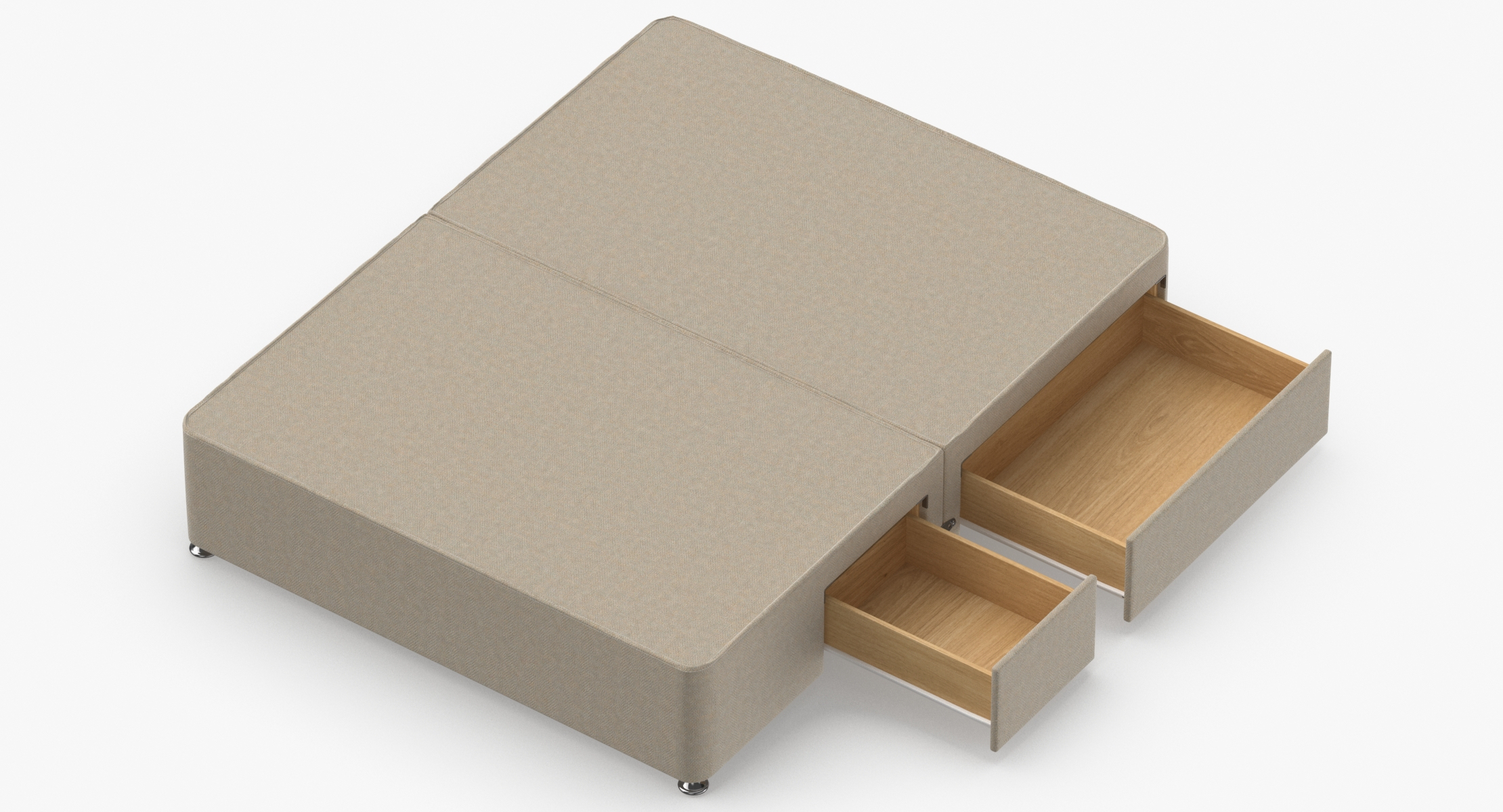 Bed base 08 oatmeal 3D model - TurboSquid 1469059