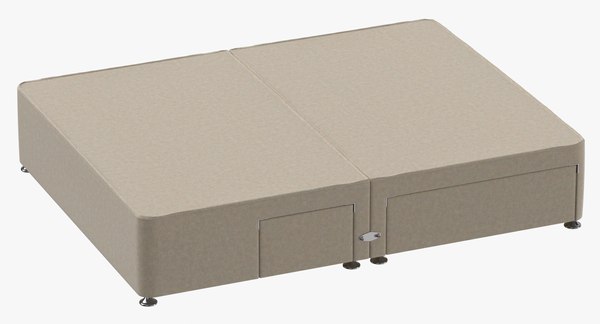 Bed base 08 oatmeal 3D model - TurboSquid 1469059