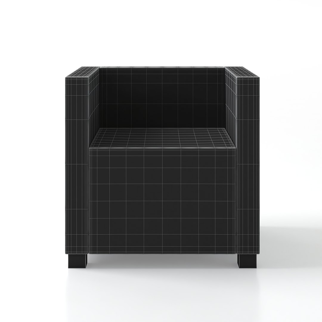 3D Rattan Garden Armchair Model - TurboSquid 1738136