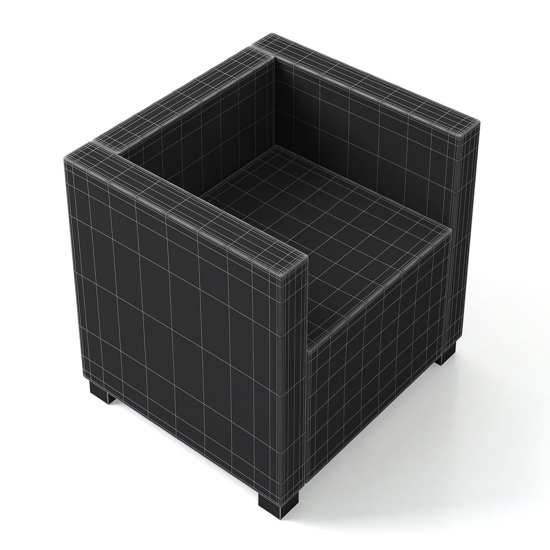 3D Rattan Garden Armchair Model - TurboSquid 1738136