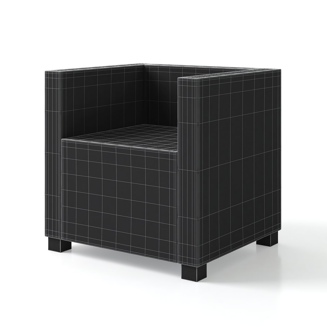 3D Rattan Garden Armchair Model - TurboSquid 1738136