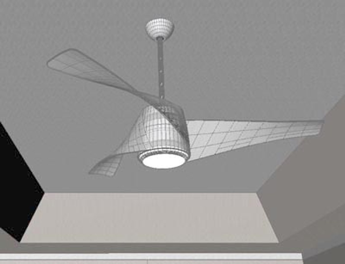 3d ceiling fan 1