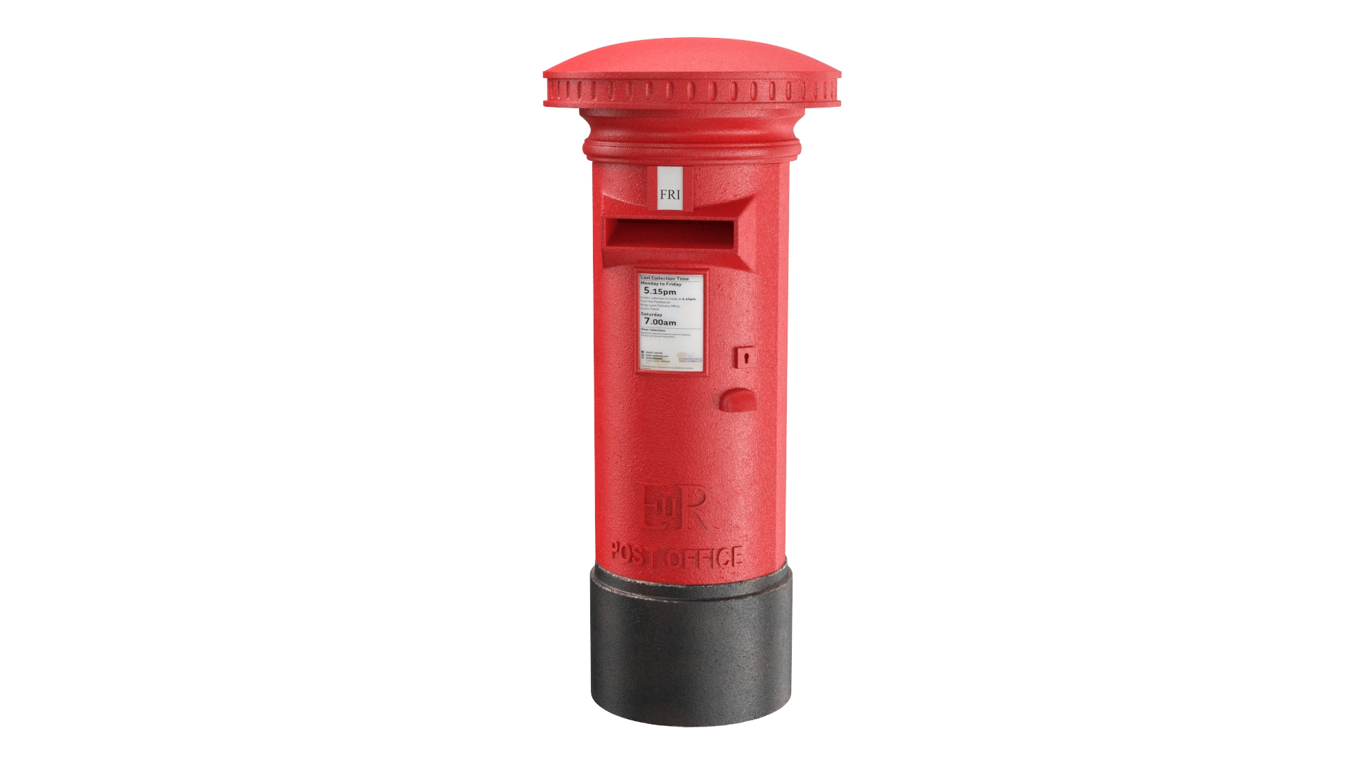 3D Real Pillar Box - TurboSquid 1581751