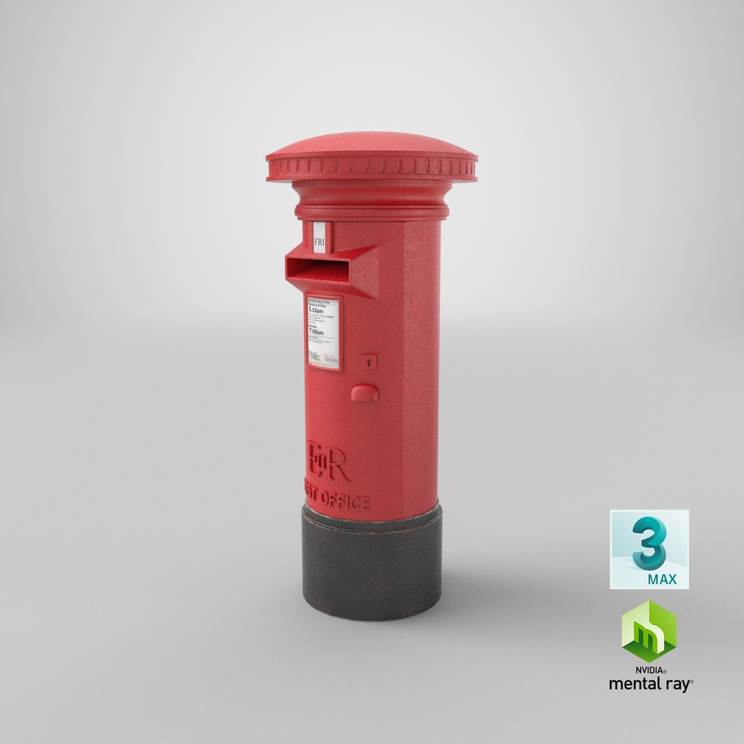 3D Real Pillar Box - TurboSquid 1581751