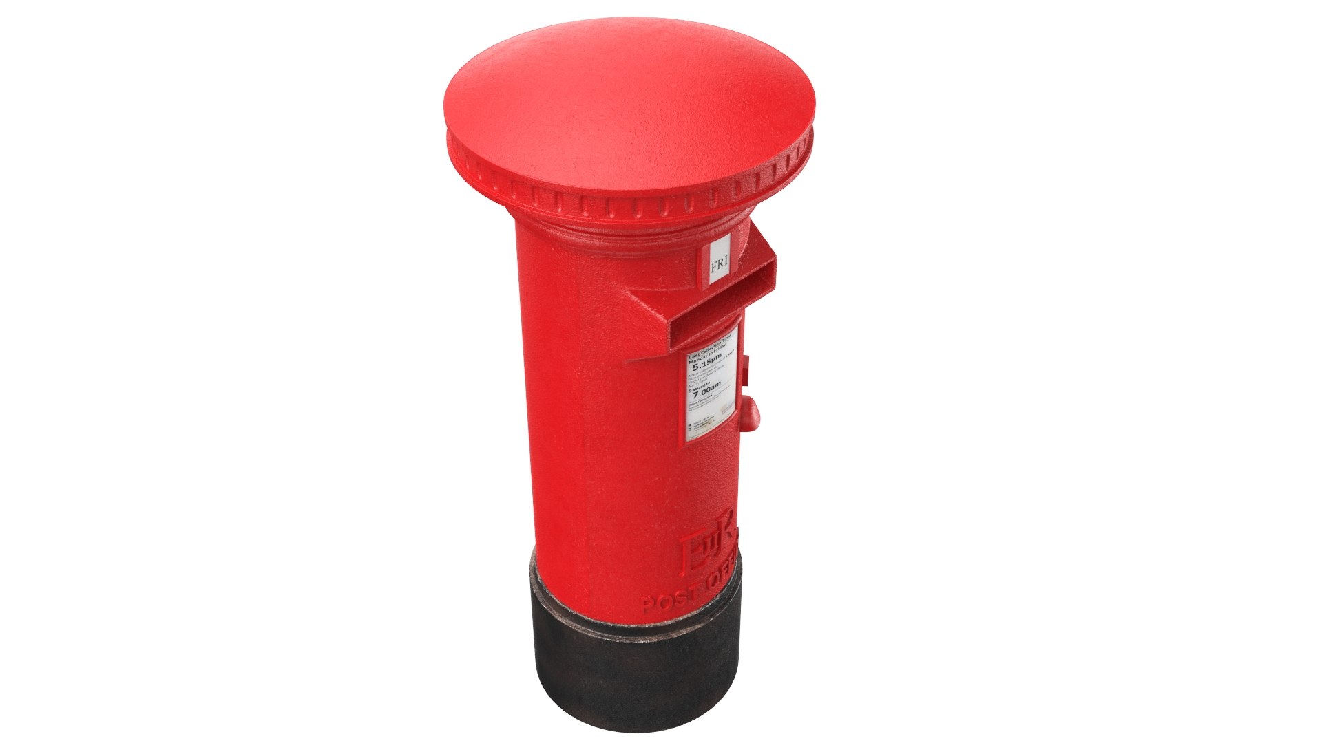 3D Real Pillar Box - TurboSquid 1581751