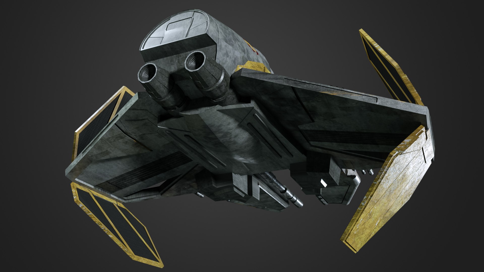 3D Spaceship Eta-2 Jedi Starfighter Model - TurboSquid 1646885