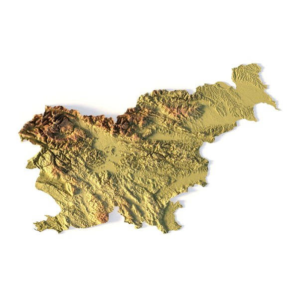 Slovenia STL Modelo 3D - TurboSquid 1919212
