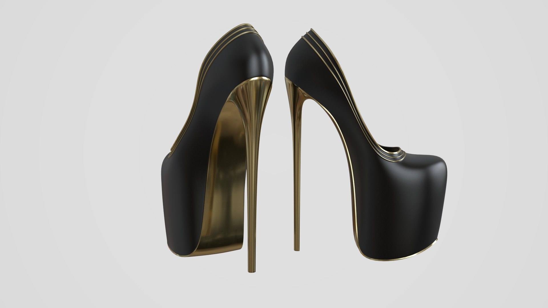 Hi Heel Shoes 3D Model - TurboSquid 2171248