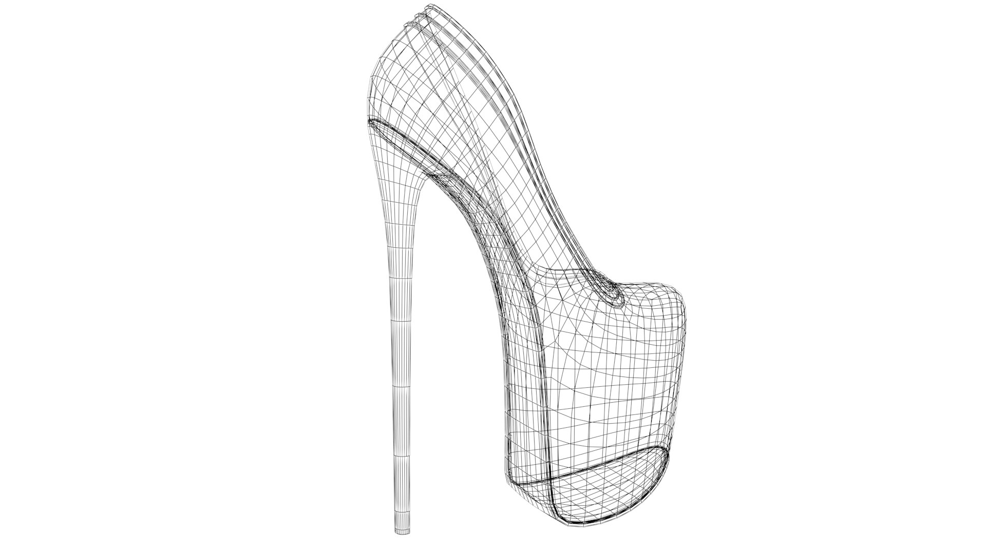 Hi Heel Shoes 3D Model - TurboSquid 2171248