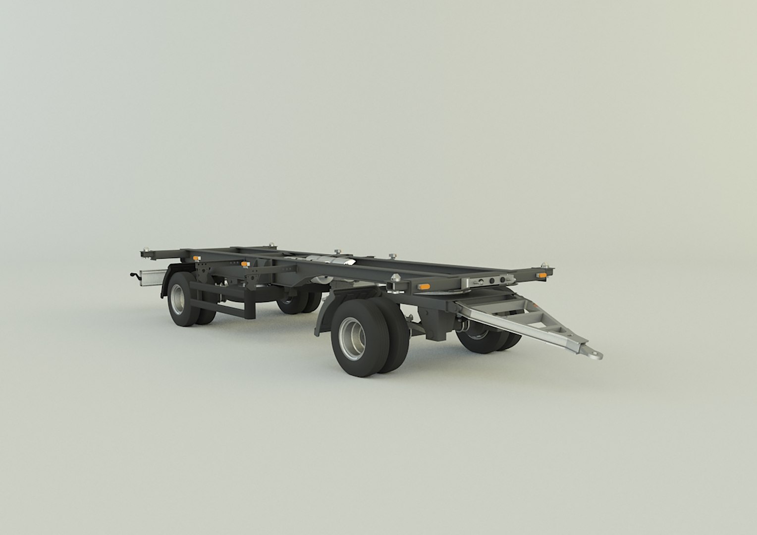 3D Container Trailer 580 3D Model - TurboSquid 2059363