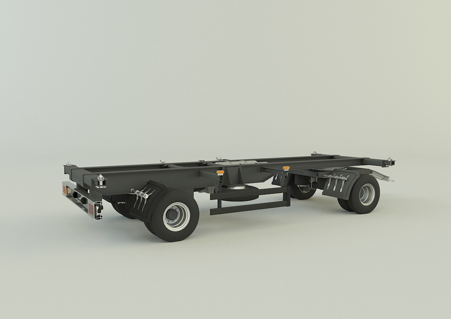 3D Container Trailer 580 3D Model - TurboSquid 2059363