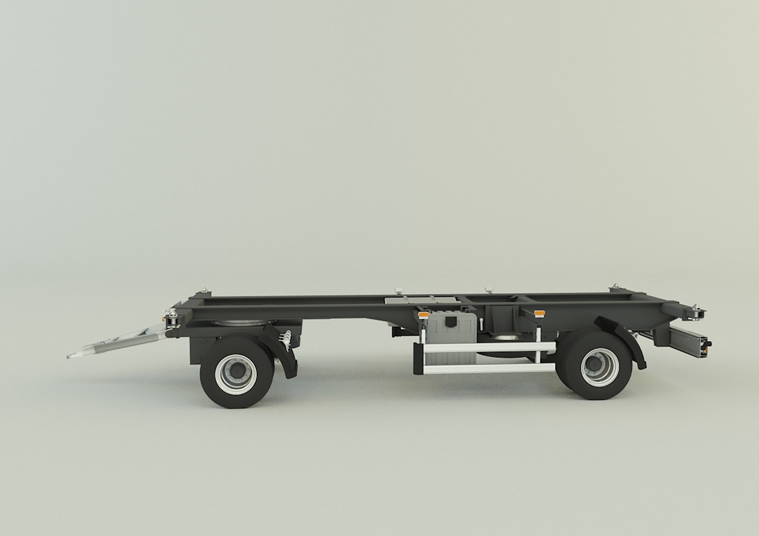 3D Container Trailer 580 3D Model - TurboSquid 2059363