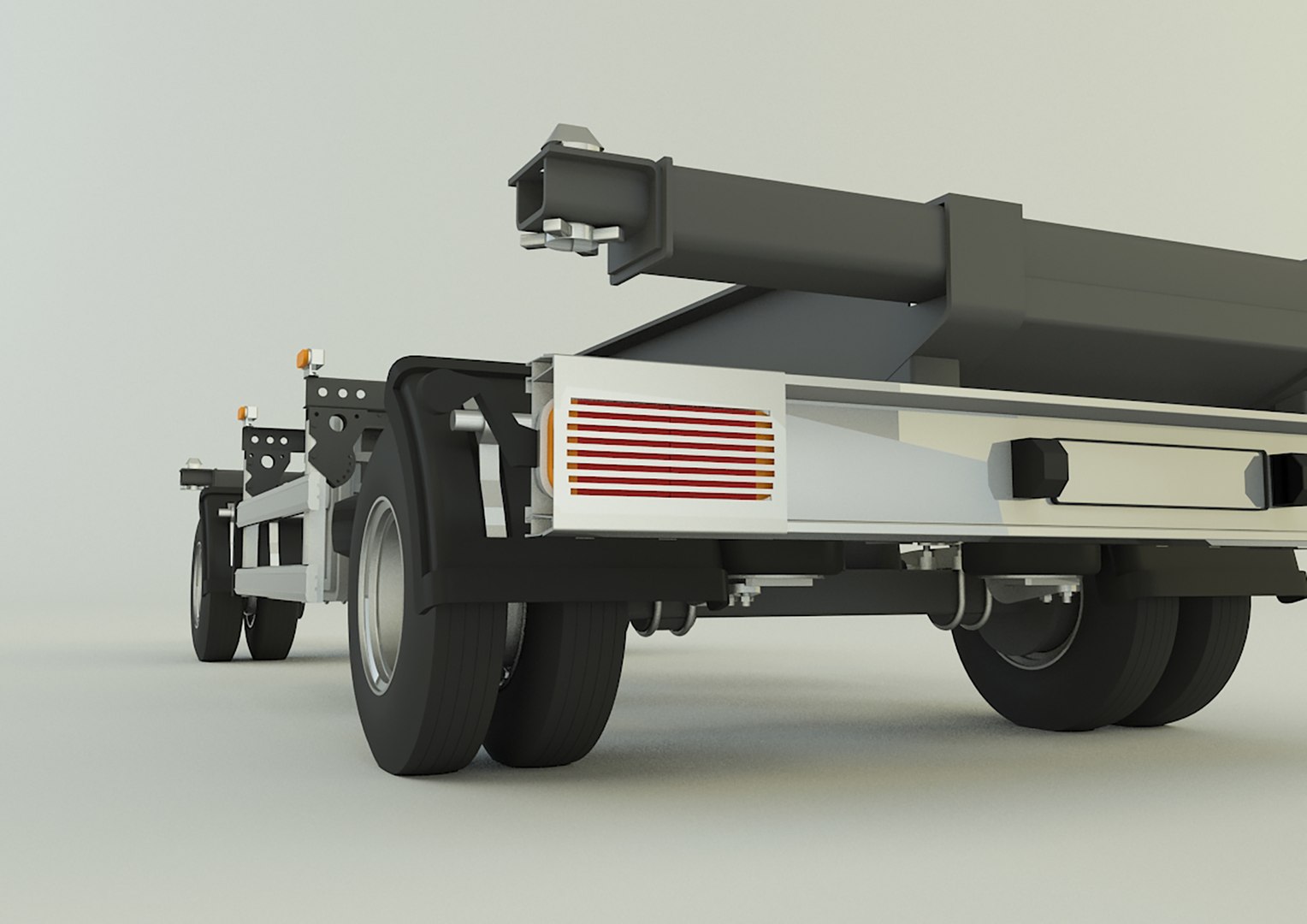 3D Container Trailer 580 3D Model - TurboSquid 2059363