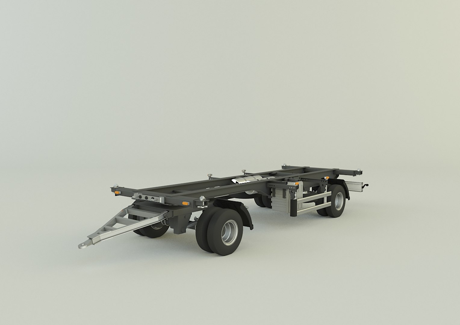3D Container Trailer 580 3D Model - TurboSquid 2059363