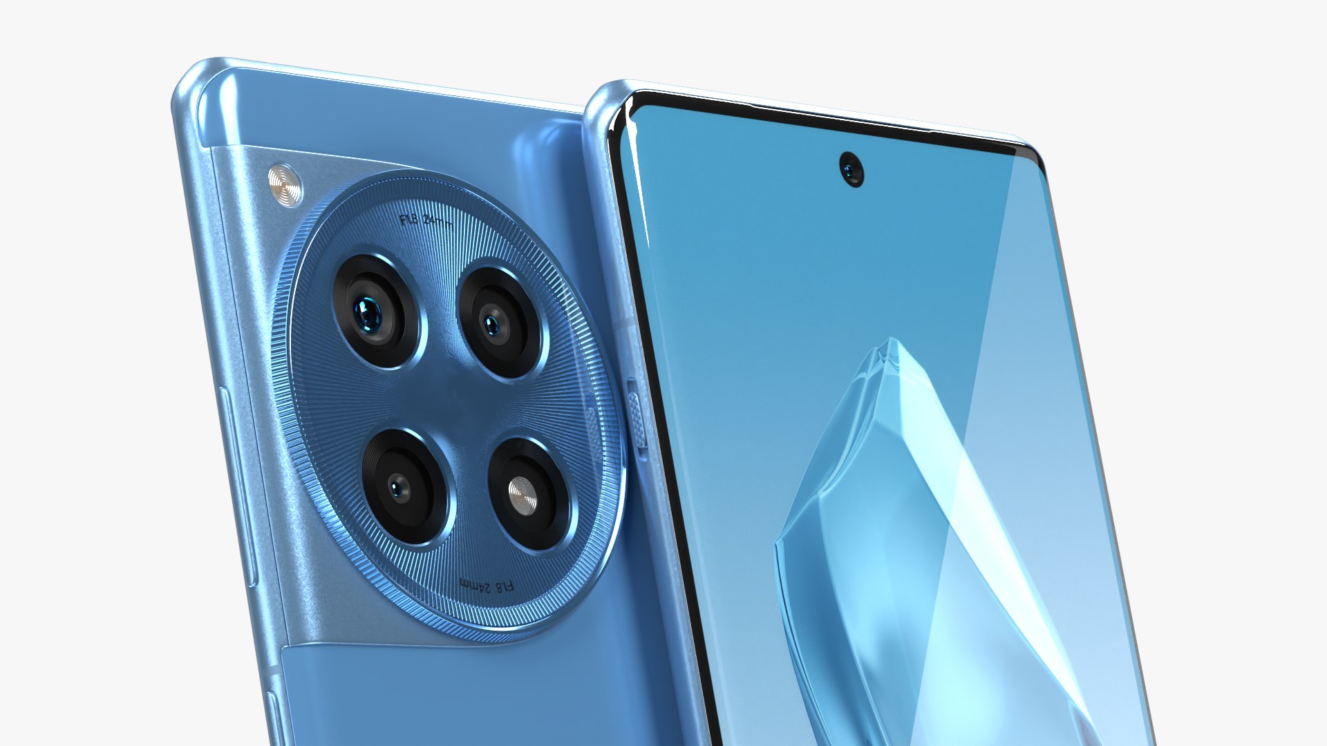 OnePlus 12R Blue 3D Model - TurboSquid 2191906