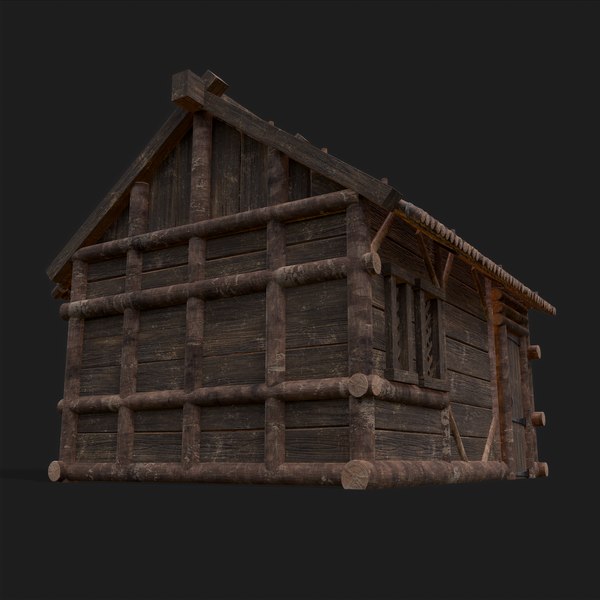 3D model Medieval Modular House Units and Guard Wall - TurboSquid 1769531