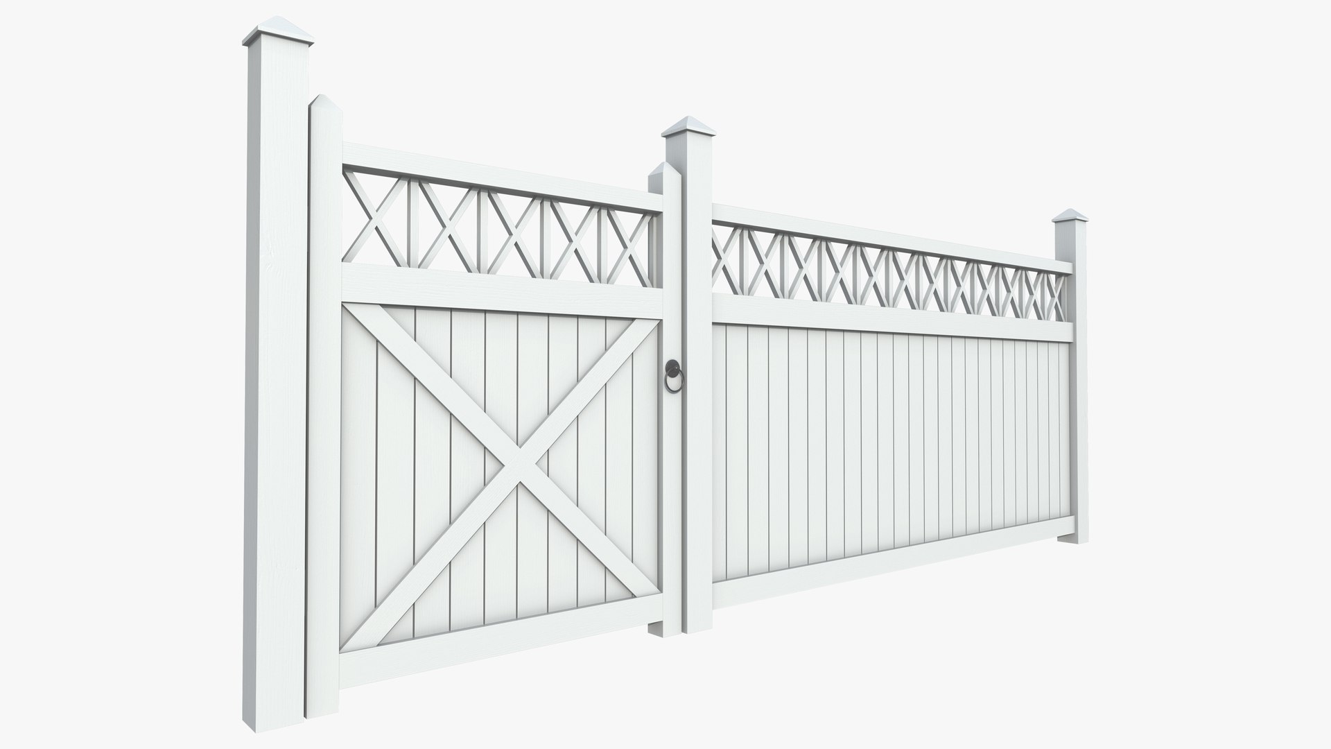 3D Model Fence 12 With PBR 4K 8K - TurboSquid 1826838