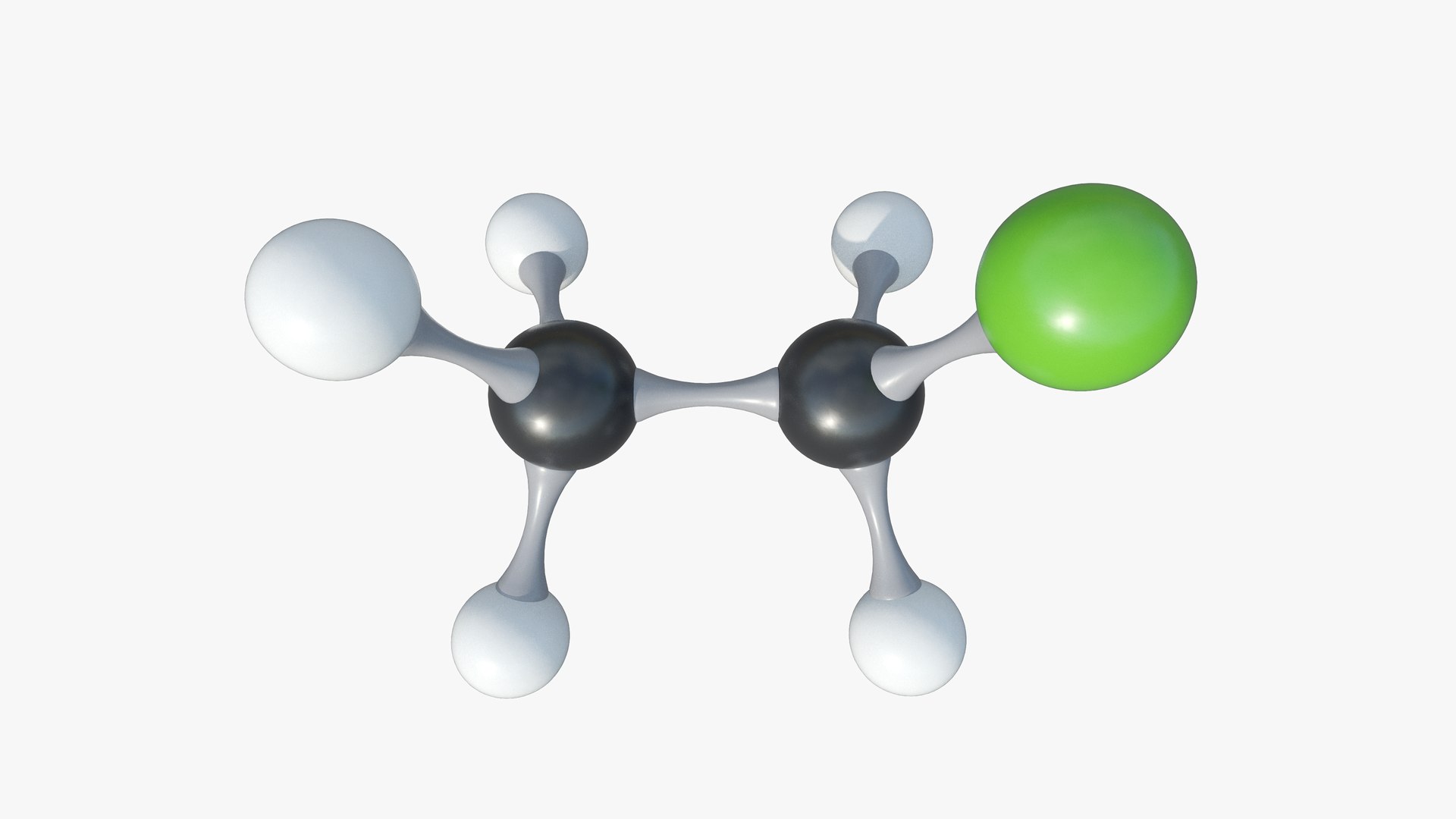 3D Chloroethane With PBR 4K 8K - TurboSquid 1943099