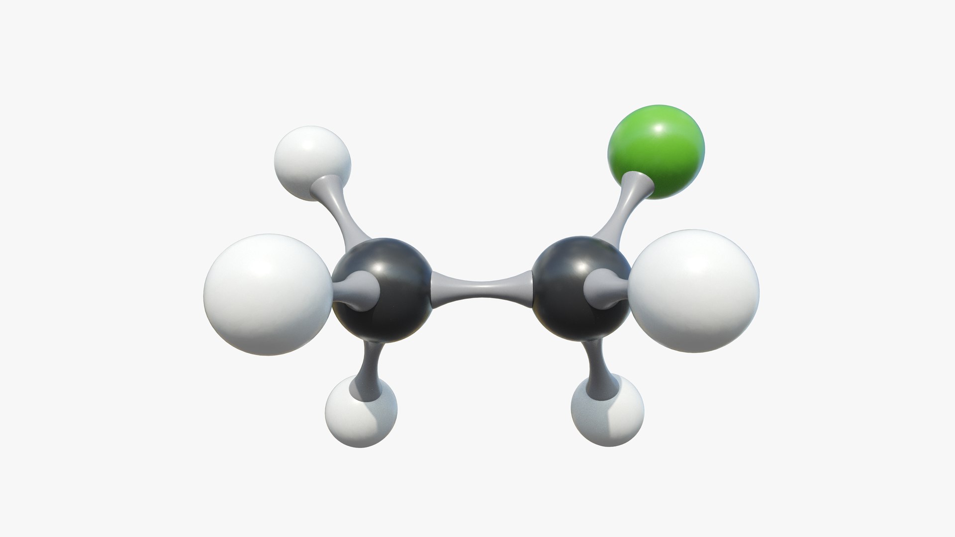 3D Chloroethane With PBR 4K 8K - TurboSquid 1943099