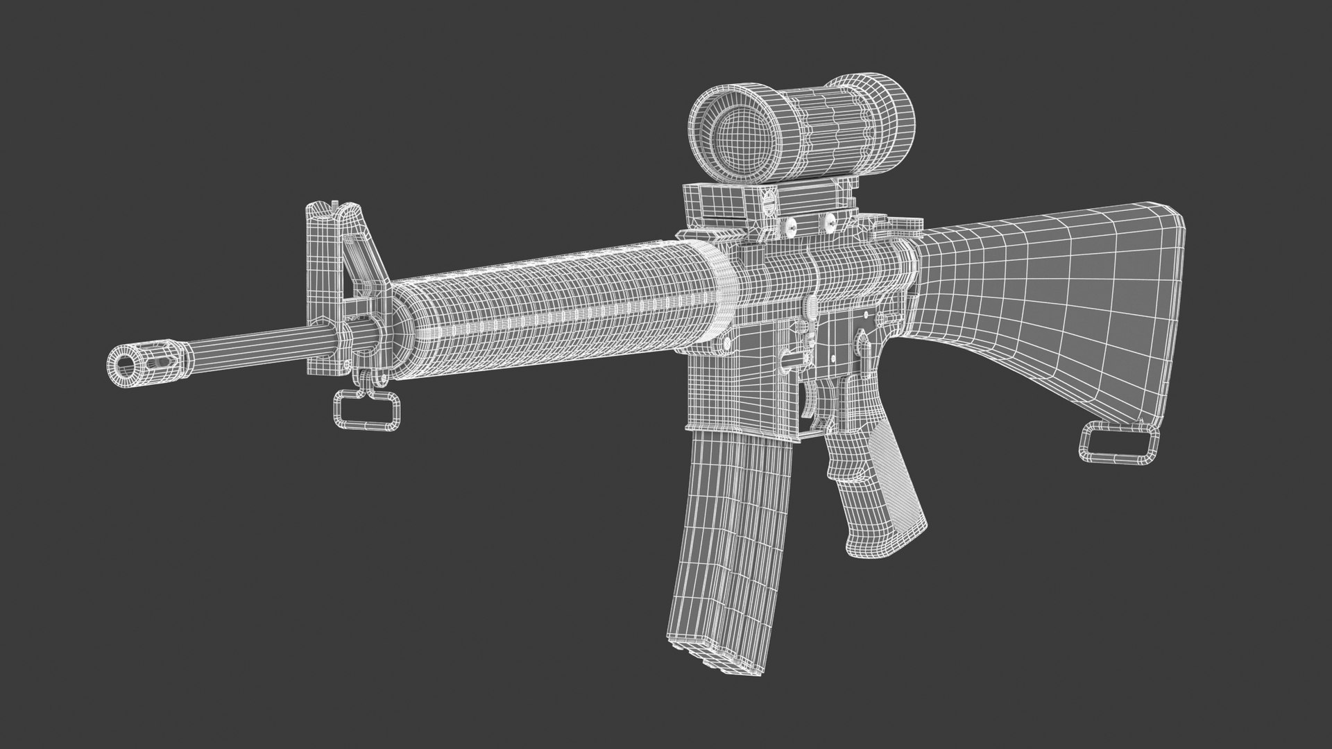 3D Model Colt Canada C7 - TurboSquid 1704129