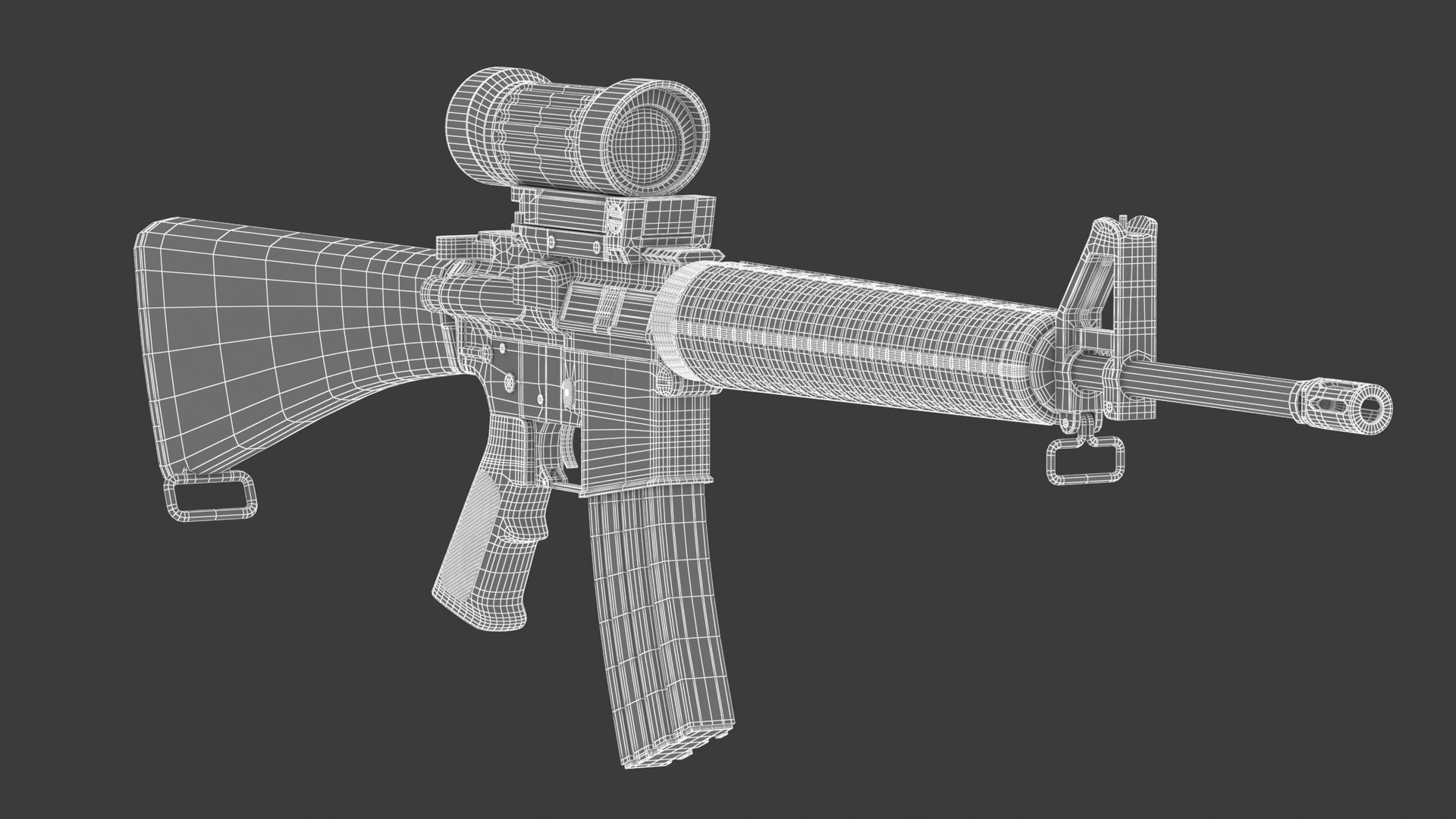 3D Model Colt Canada C7 - TurboSquid 1704129
