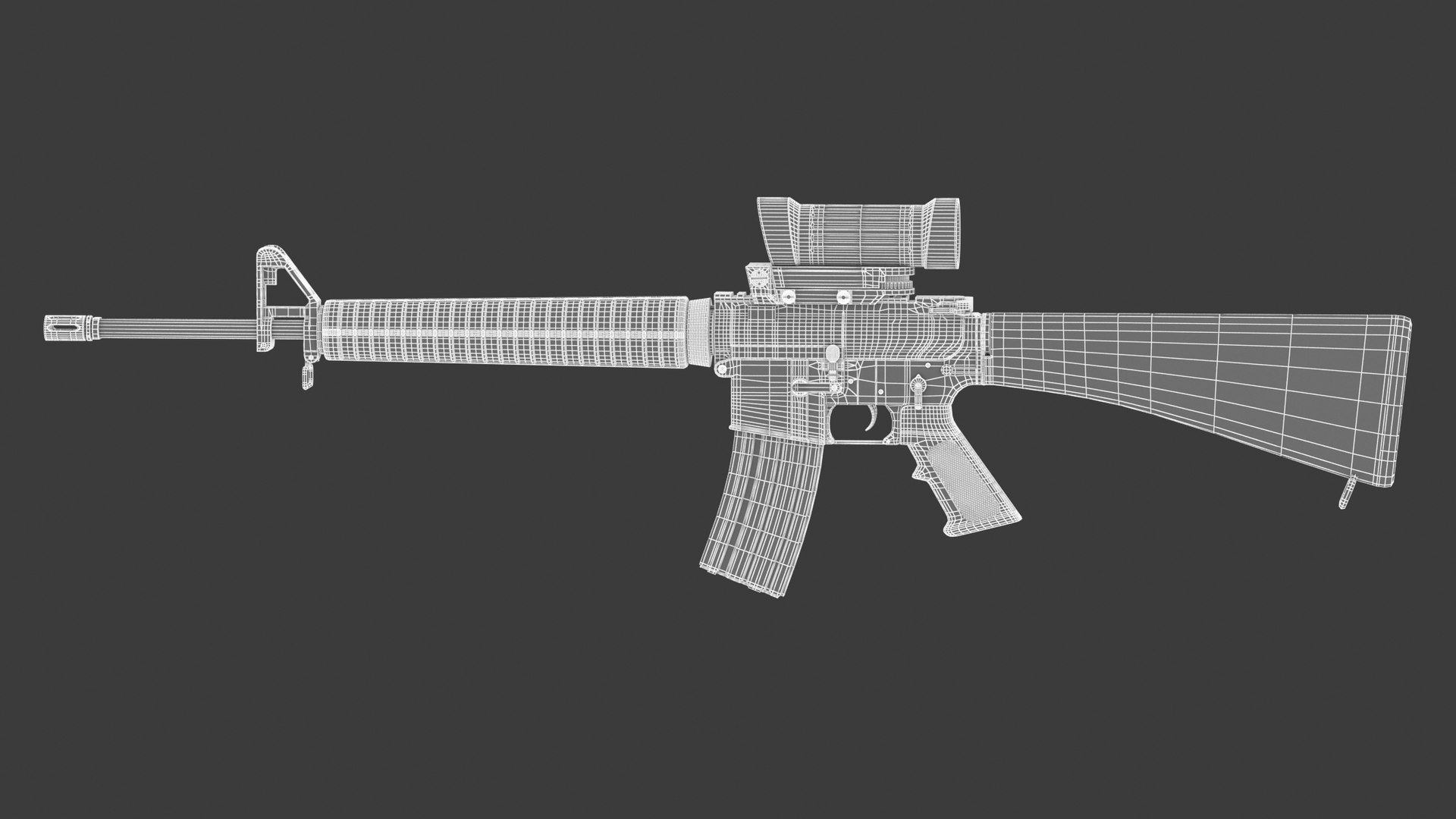 3D Model Colt Canada C7 - TurboSquid 1704129