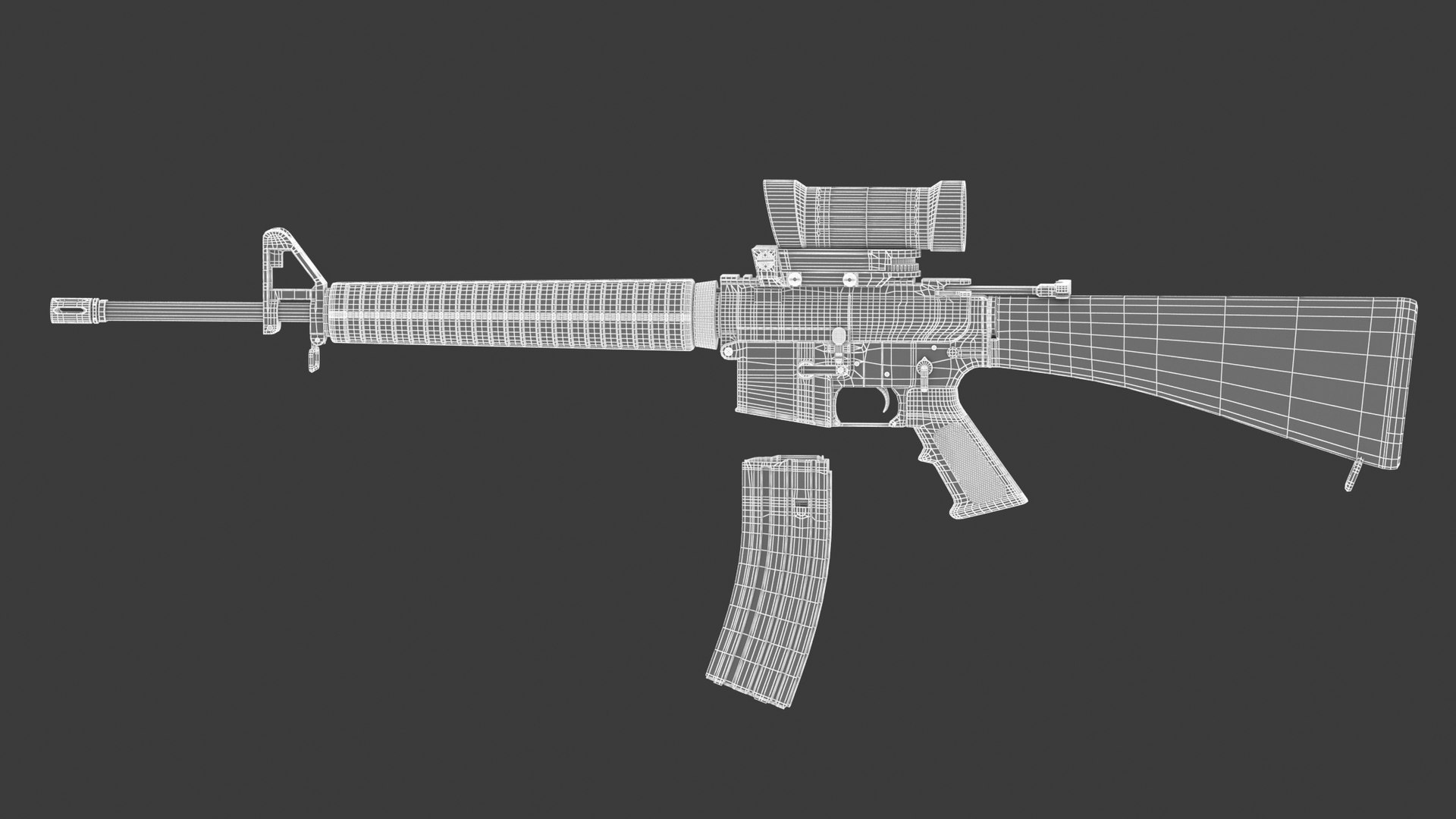 3D Model Colt Canada C7 - TurboSquid 1704129