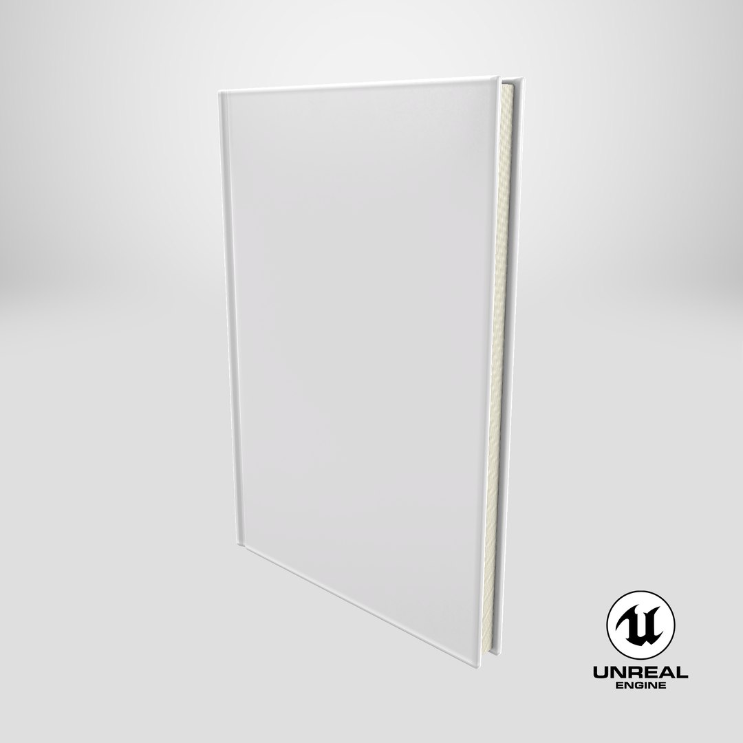 3D White Book - TurboSquid 1574293