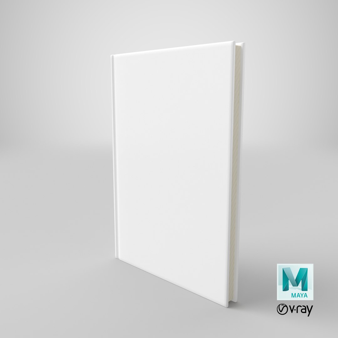 3D White Book - TurboSquid 1574293