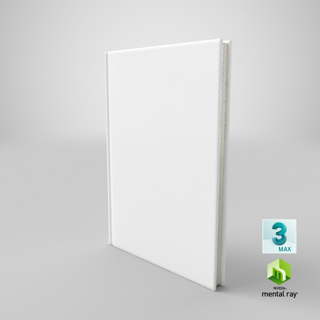 3D White Book - TurboSquid 1574293