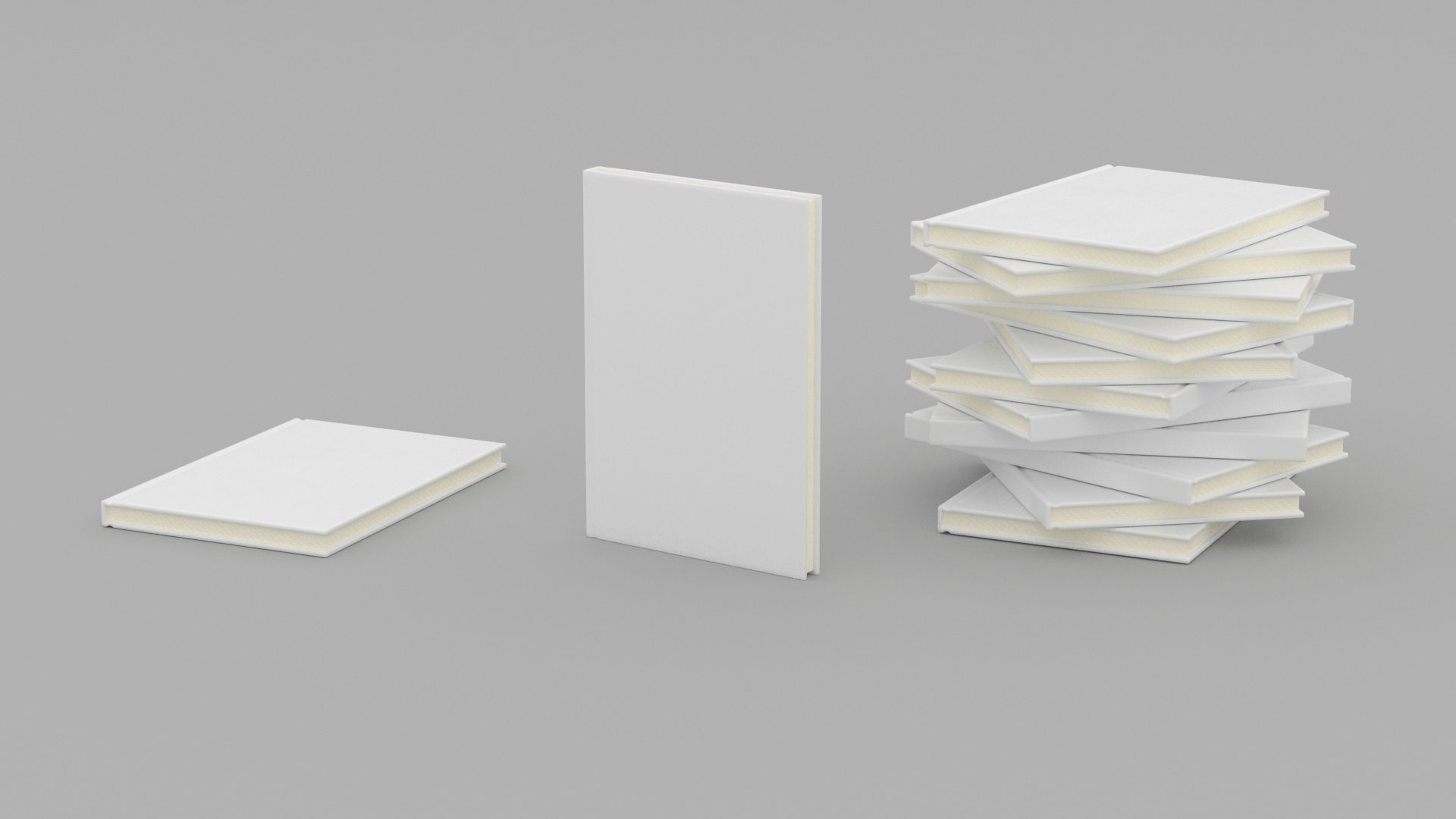 3D white book - TurboSquid 1574293