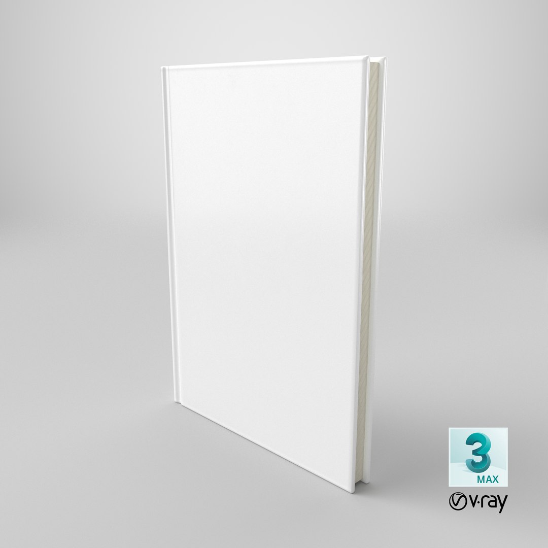 3D White Book - TurboSquid 1574293