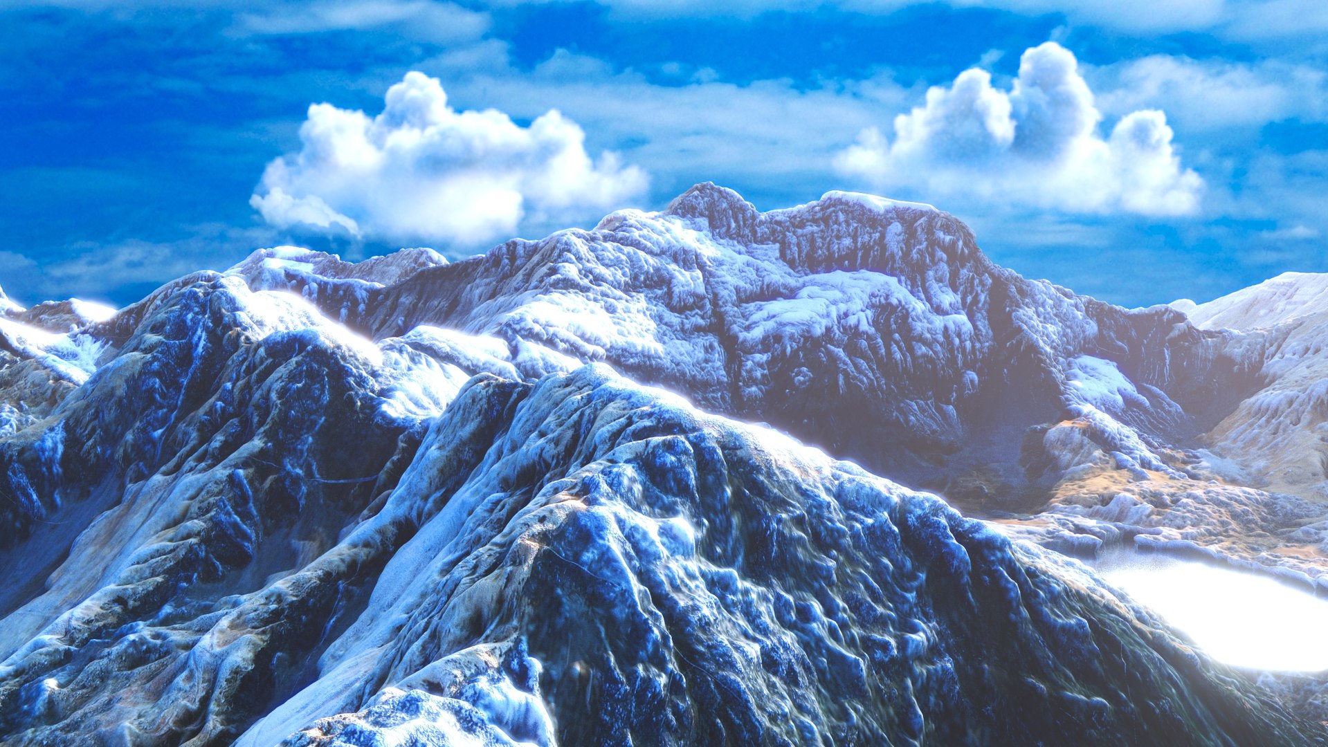 Mountain Landscape 3D Model - TurboSquid 2156021
