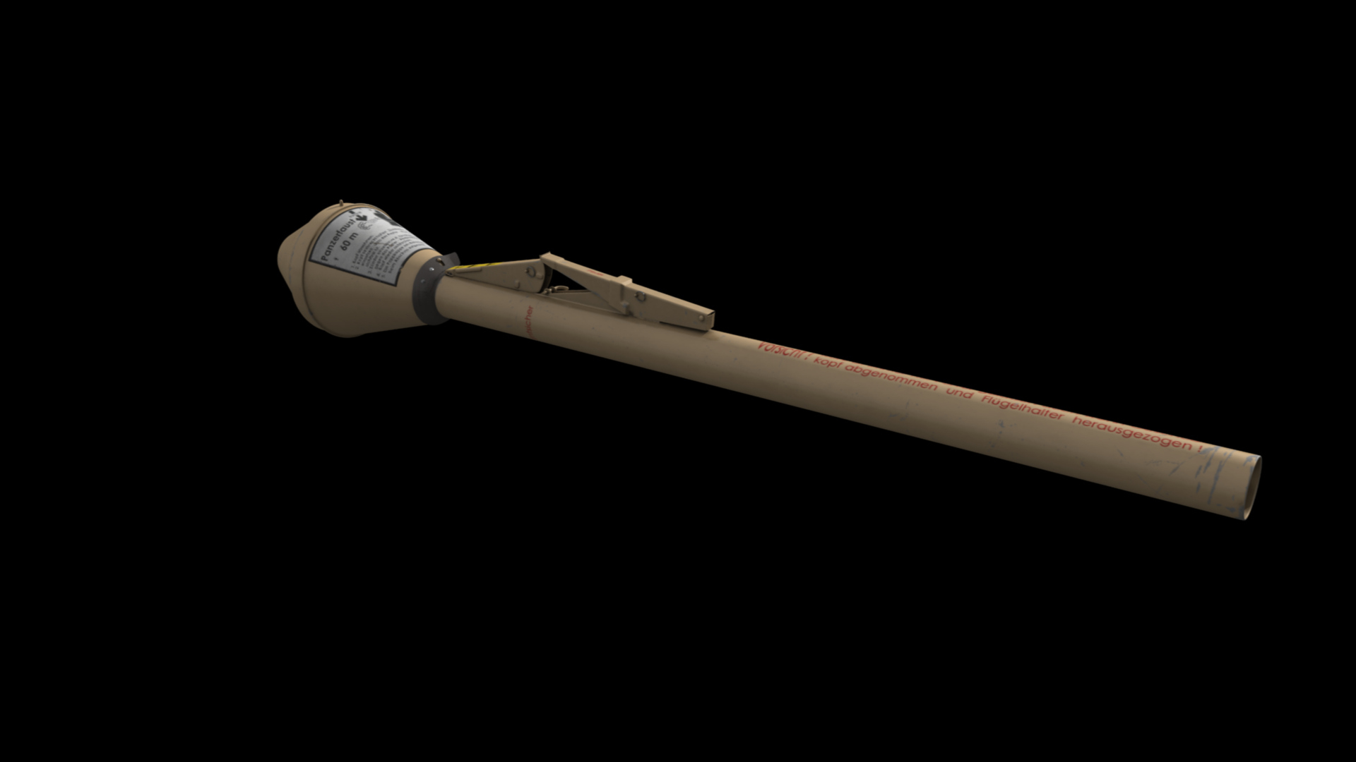 3d model panzerfaust 60