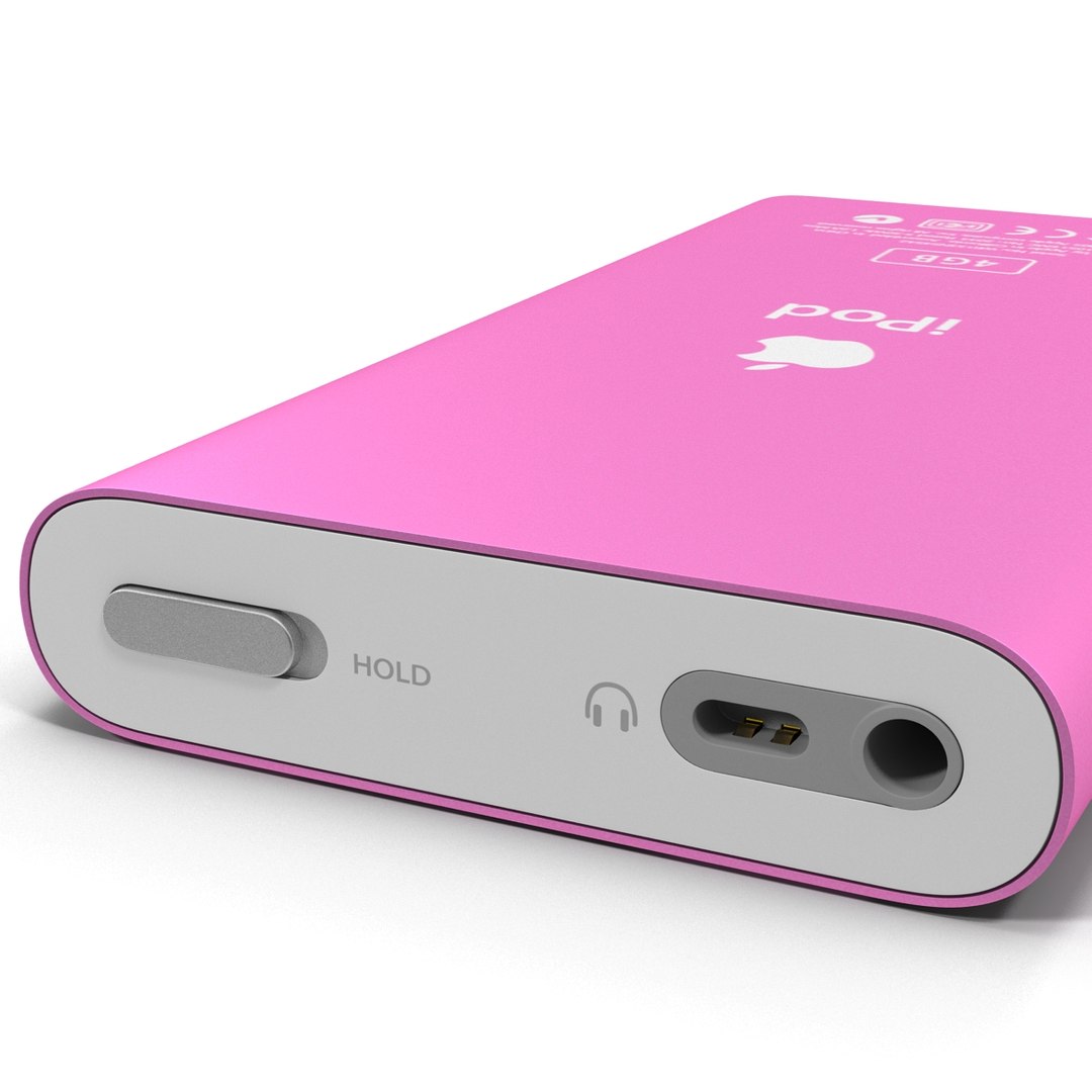 3d Ipod Mini Pink Modeled Model