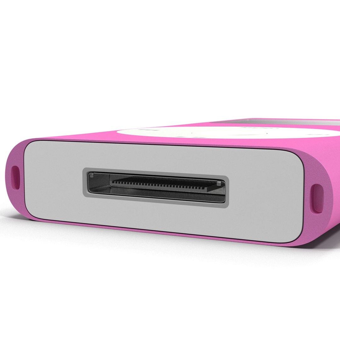 3d Ipod Mini Pink Modeled Model