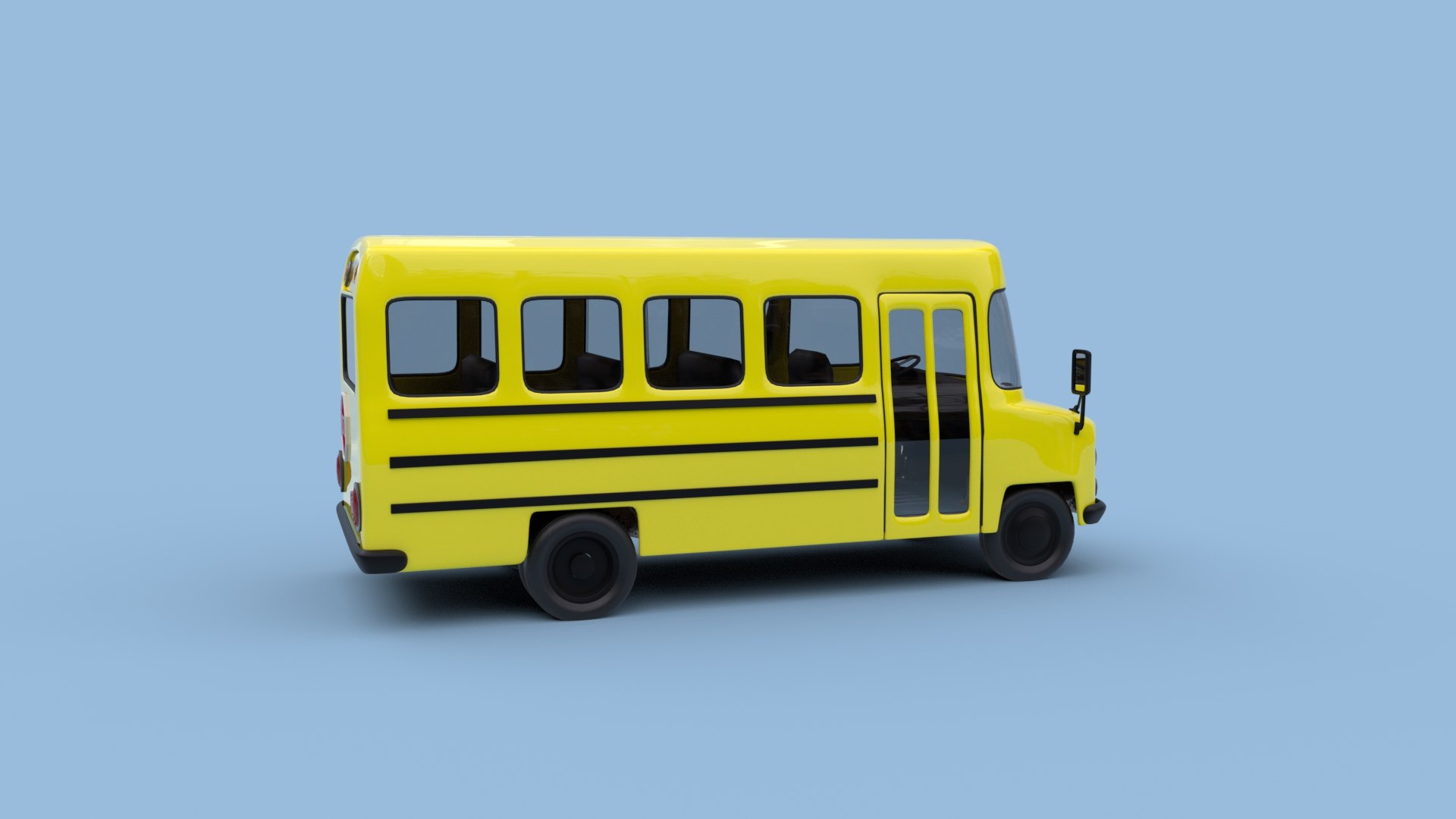 School bus model - TurboSquid 1622587