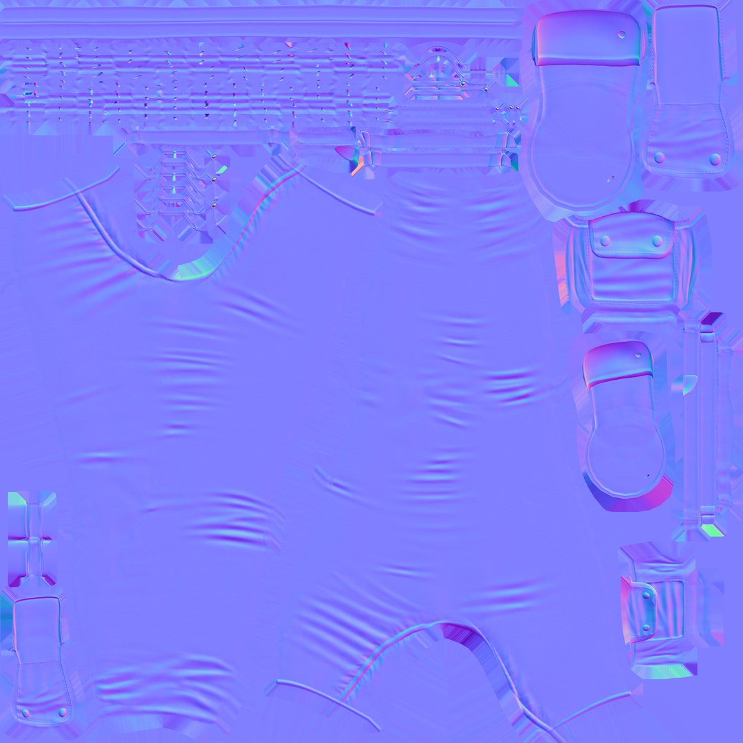 3D Medieval Black Leather Pants With Utility Pockets Model - TurboSquid ...