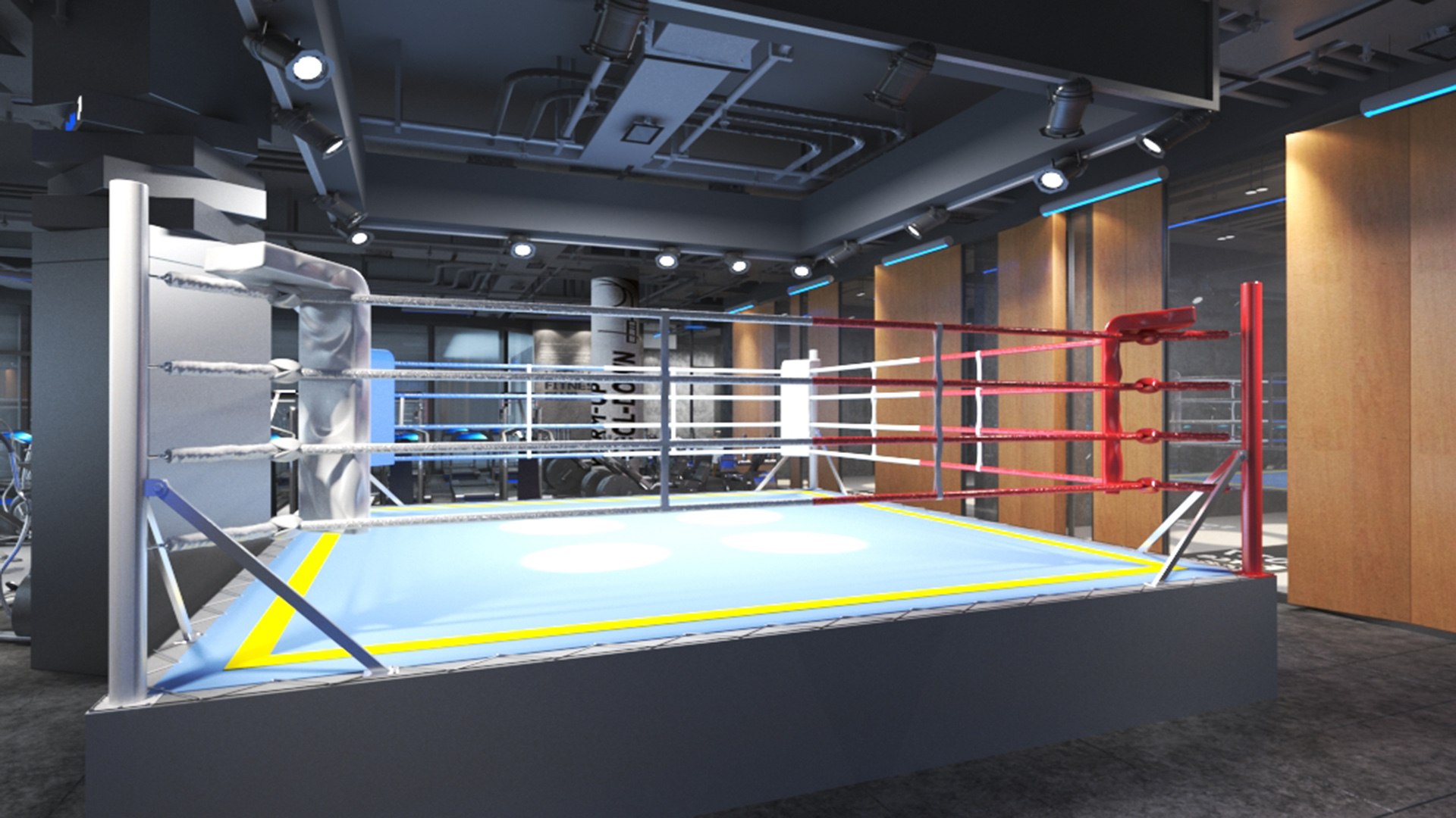 3D Gym Club - TurboSquid 2400961